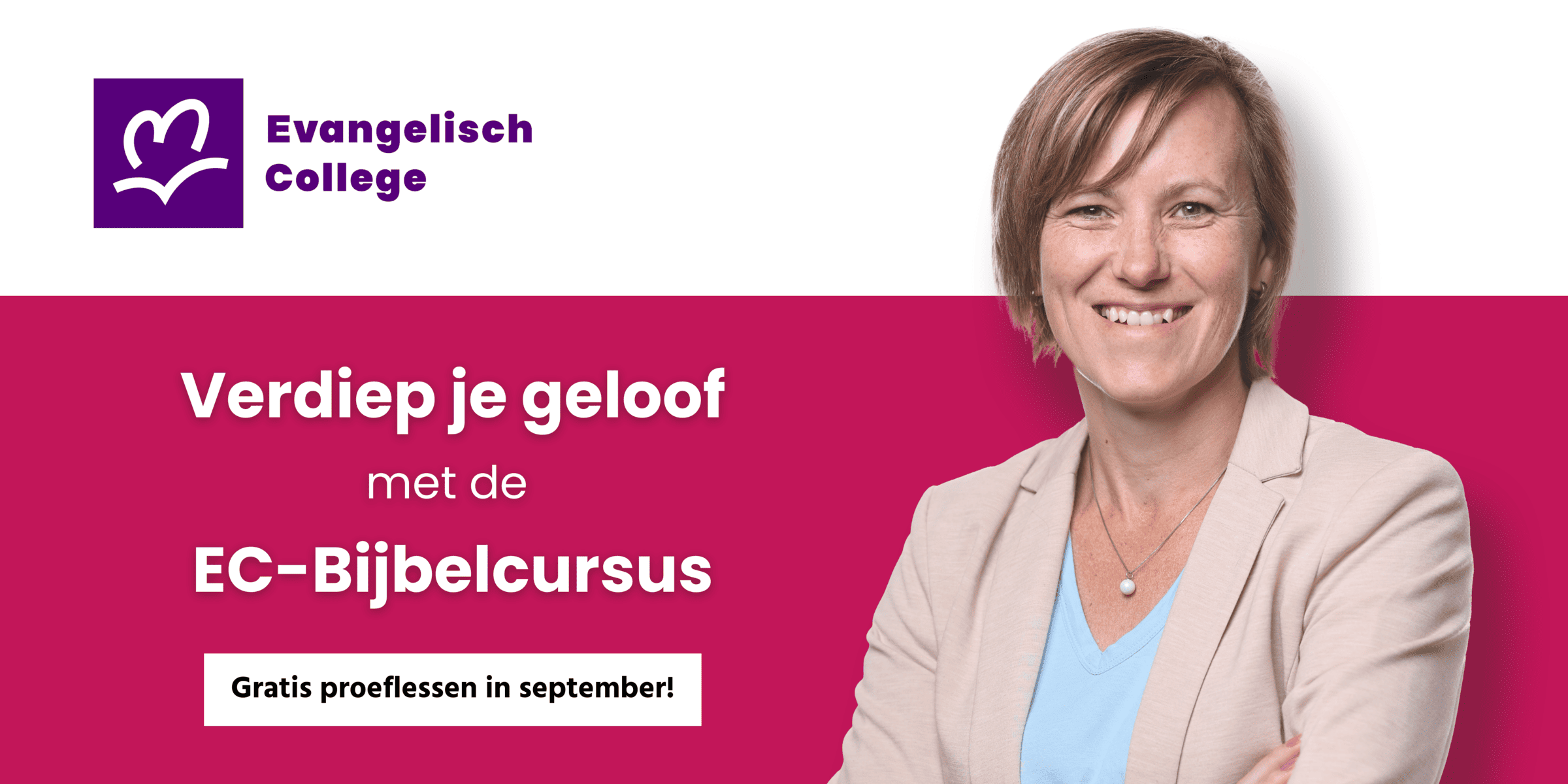 Gratis proeflessen EC-Bijbelcursus in september - Evangelisch College